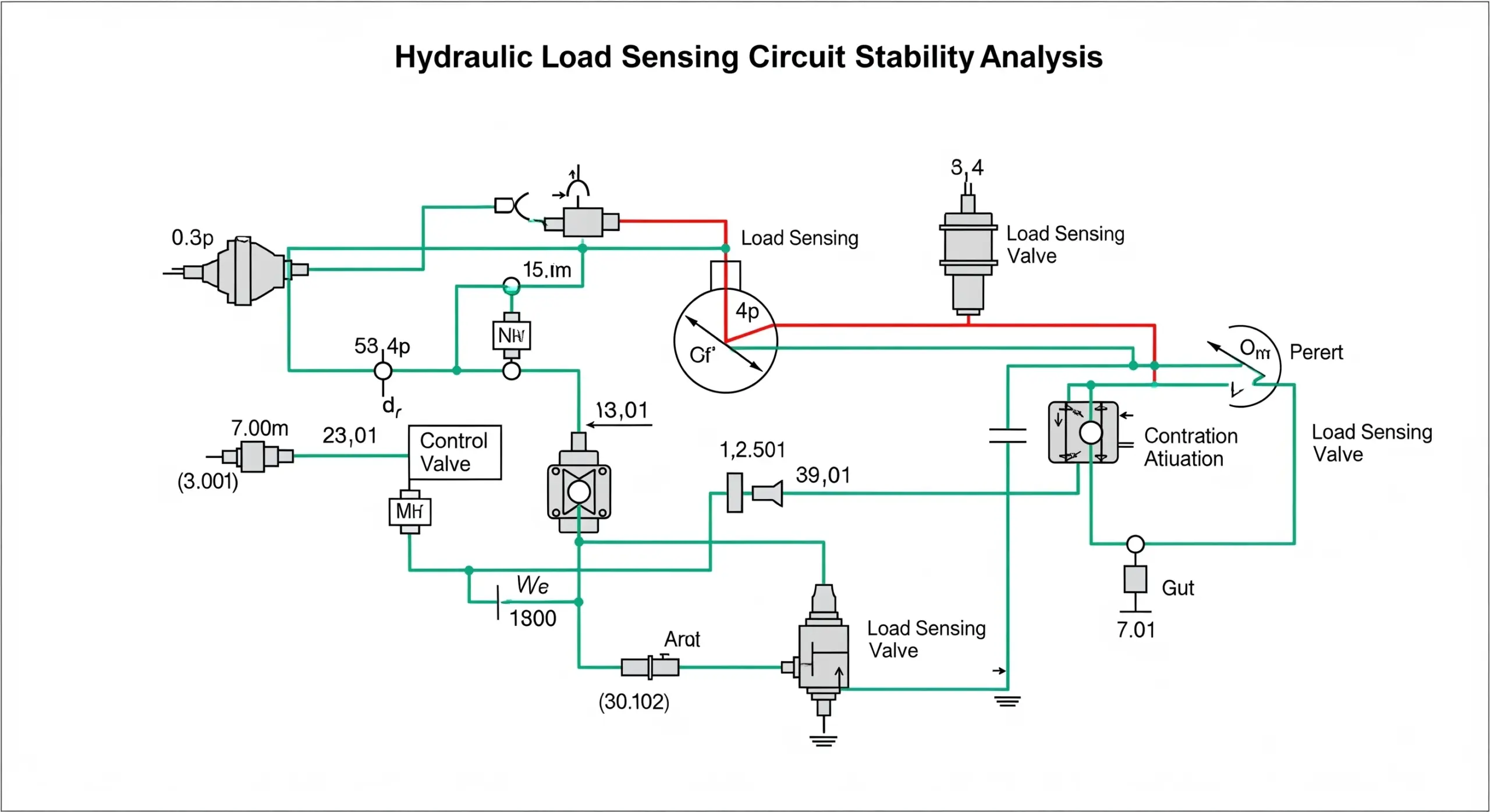 Analyse de la Stabilité d'un Circuit Load Sensing - Exercice corrigé