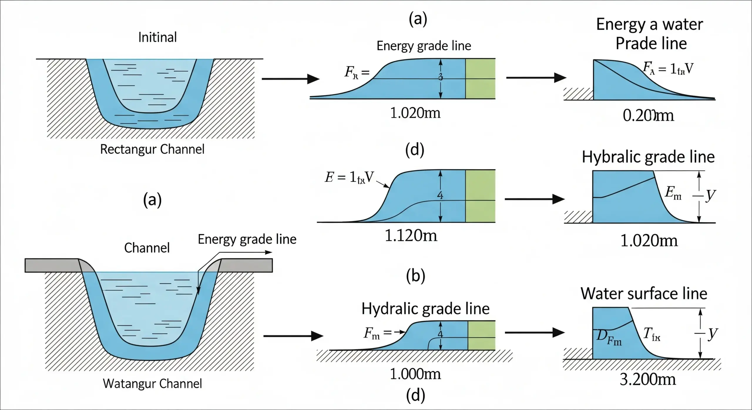 Profil d'eau par la méthode du pas à pas standard - Exo corrigé
